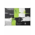 Abstract Street Art Sun Shade Sail 6.5'X10' Green Black Geometric ...