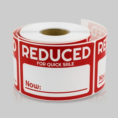 300 Red Reduced for Quick Sale Stickers, 3 x 2 inch, Philippines | Ubuy