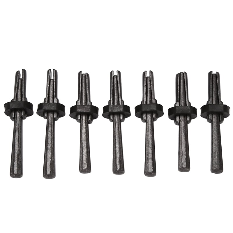 7 Set New Stone Splitter 9/16" Metal Plug and Feathers Shims Concrete ...