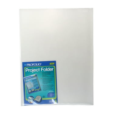 C-Line Deluxe Project Folders, Jacket, Letter, Vinyl, Clear, 50/Box ...