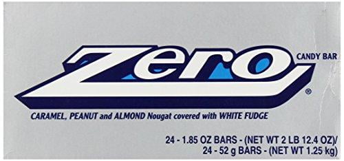 ZERO White Fudge Candy Bar (Pack of 24) - - Walmart.com