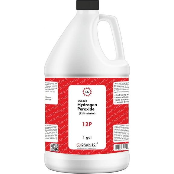 HARRIS 12% Concentrated Hydrogen Peroxide, 128oz, for Kitchen, Bath ...