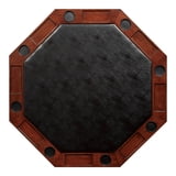 Furniture of America Deaton Traditional Wood Octagon Gaming Table in ...