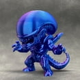 3D Printed Alien Figurine Sci-Fi Collectible Statue Home Office Desk ...