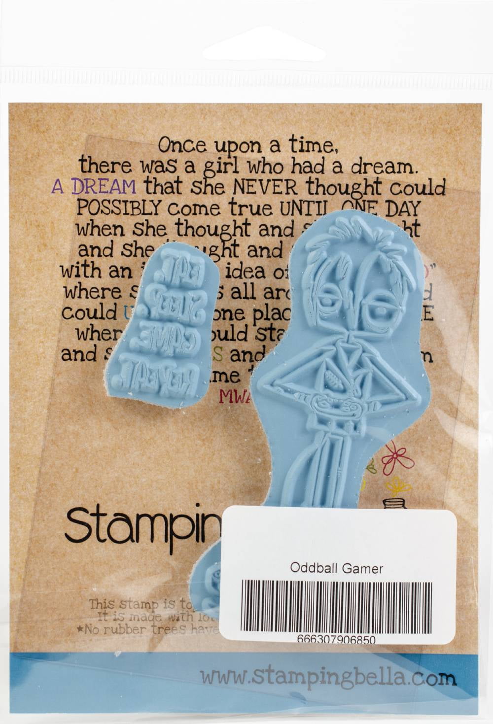 Stamping Bella Cling Stamps-Oddball Gamer - Walmart.com