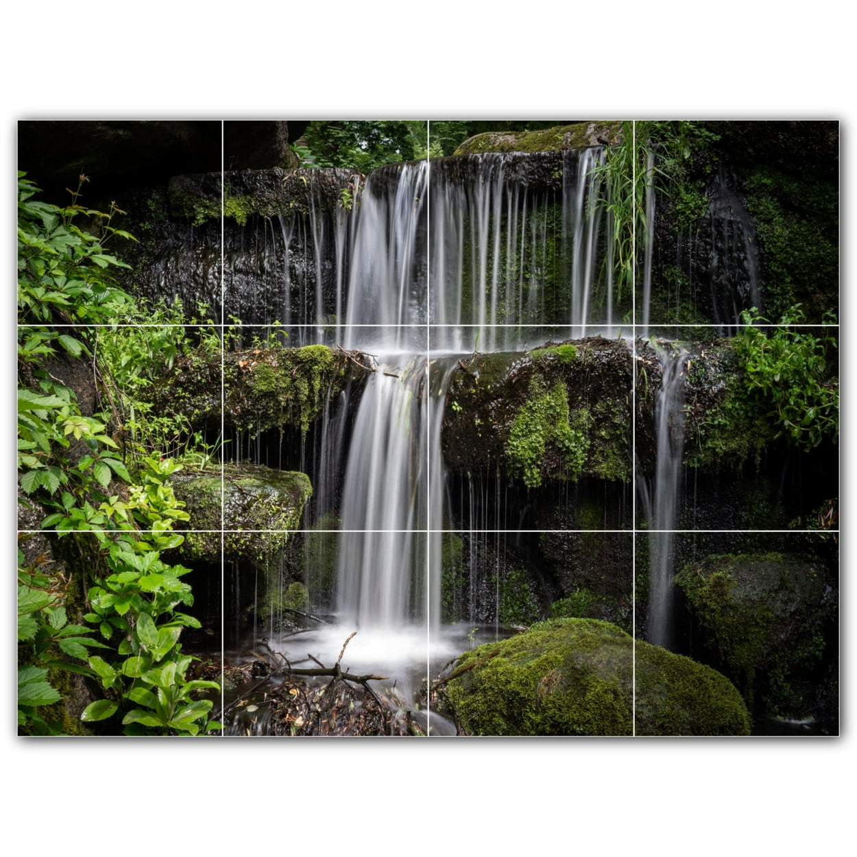 Picture-Tiles.com: Waterfalls Ceramic Tile Wall Mural WAL501090-43L. 32 ...