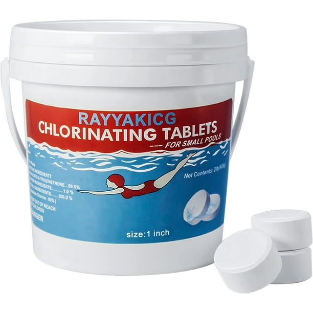 Pool Chlorine Tablets 1 Inch for Small Pools 2 lb | 1" Chlorinating ...