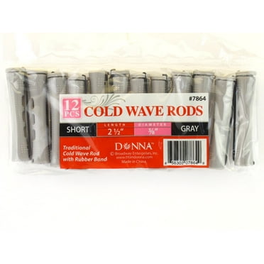 EZ-FLO Fertilizer EZ Flow White Short Cold Wave Rod Hair Tool, 144 Rods ...