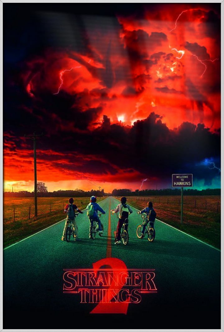 Stranger Things 2 - Framed Netflix TV Show Poster (Storm Front - The ...