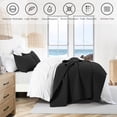Black King Size Cloud Pattern Quilt Set All Season Bedding - Walmart.com