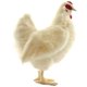 Hansa White Hen Plush Toy - Walmart.com