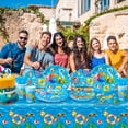 Summer Pool Party Supplies Tableware,169pcs Pool Birthday Tableware Set ...
