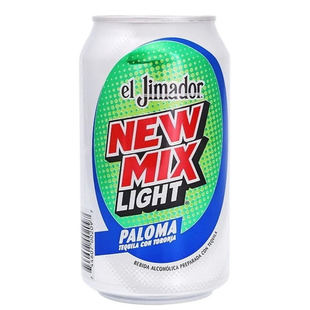 Pack de 12 Tequila New Mix Jimador Paloma Ligth Lata 350 ml New Mix ...