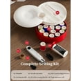 21 piece rotating magnetic sewing box, portable multi-layer needle and ...