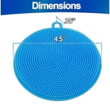 Magic Silicone Sponge Scrubber - 4pc BPA Free Dish Cleaning Brush ...