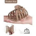 4 Pieces 3.5'' Large Octopus Claw Clips for Thick Long Hair, Big Hair ...