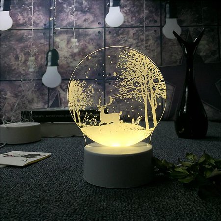 Lepai 3d Illusion Night Lights Smart Touch Atmosphere Bulbing Visual ...