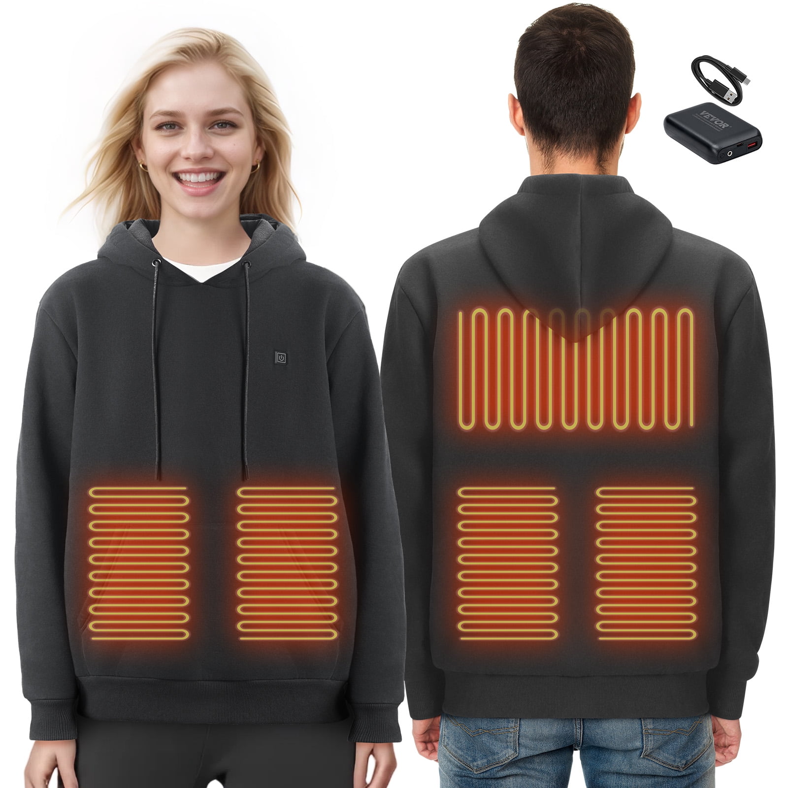 Click here for Vevor Heated Hoodie Sweatshirt Unisex With Battery... prices