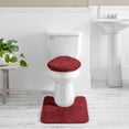 Mainstays Basic Red Polyester 19" x 22" Toilet Lid Cover - Walmart.com
