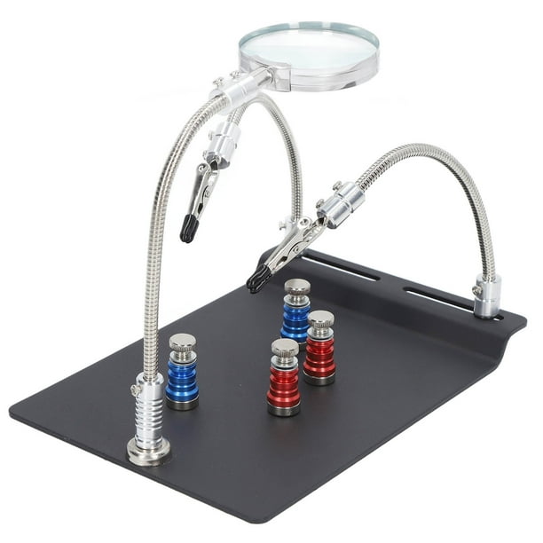 Soldering Magnifier Tool, Soldering Helping Hands Flexible Arms ...