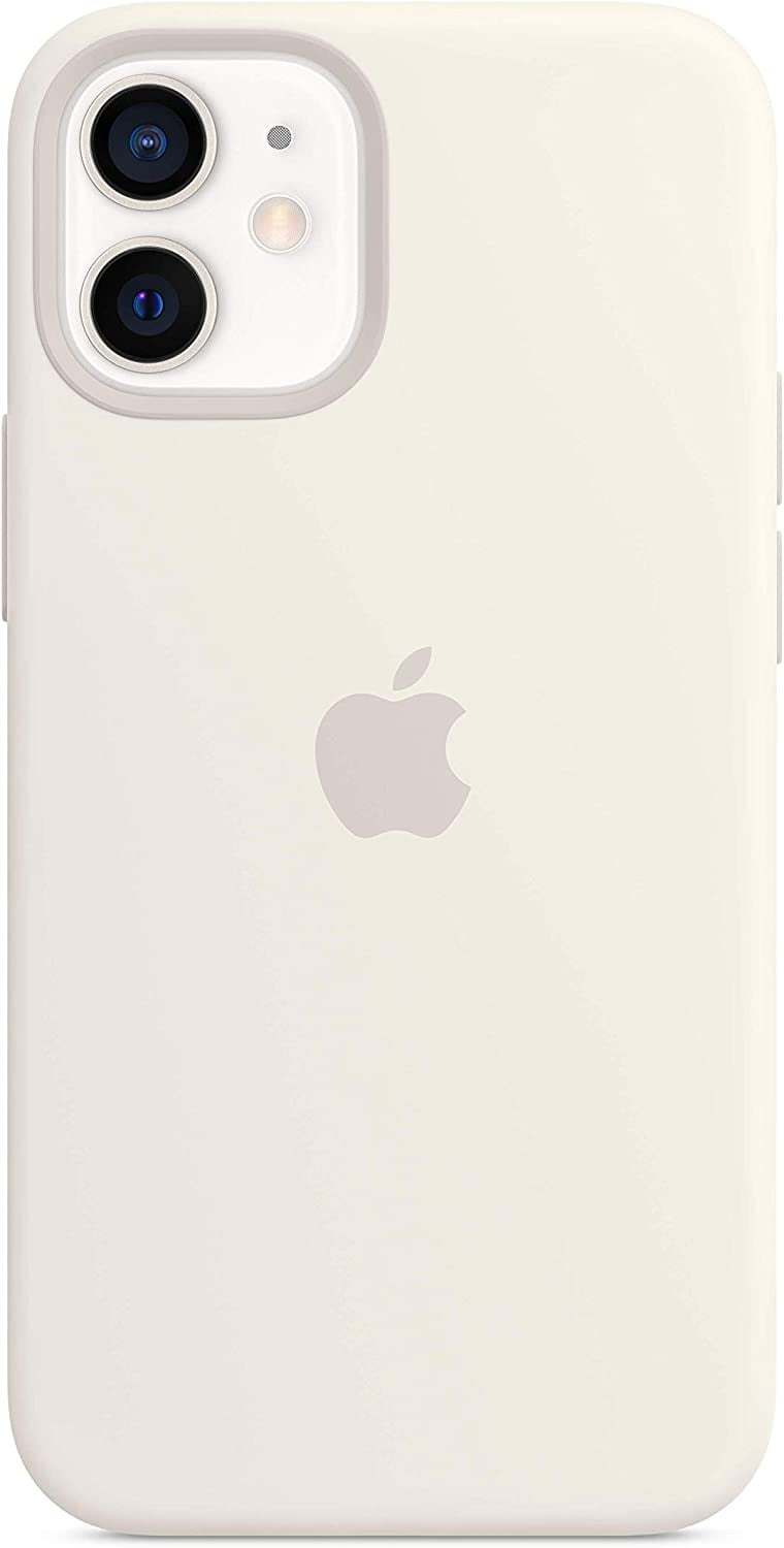 OEM Apple iPhone 12 mini Silicone Case with MagSafe MHKV3ZM/A White ...