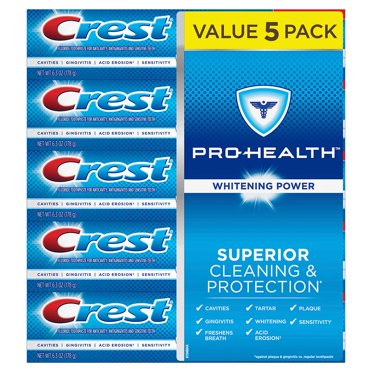Crest Pro-Health Advanced Whitening + Intensive Clean Toothpaste, (5.8 ...