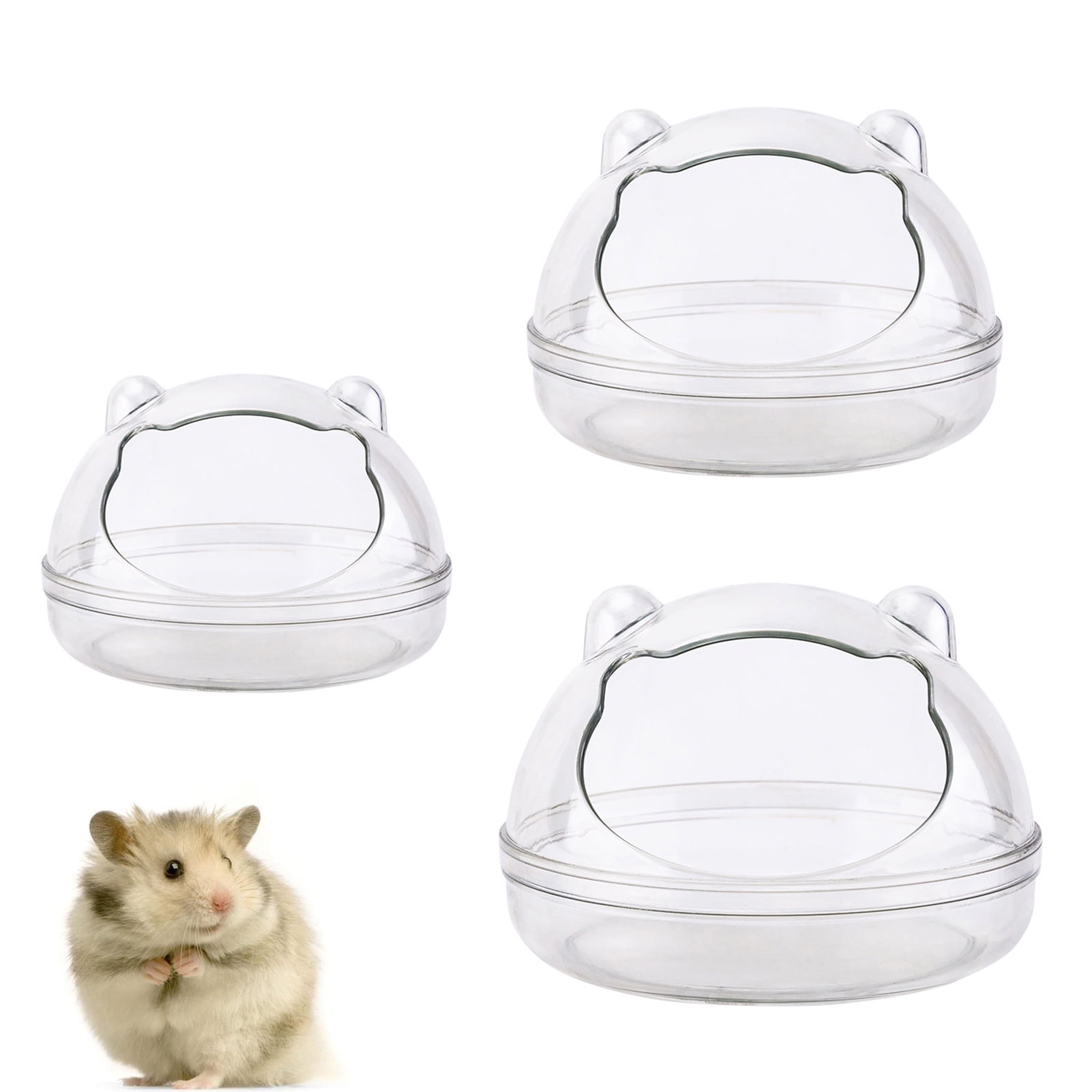 Walbest Small Animals Sand Bathroom Cage Toilet Bathtub, Pet Toy ...
