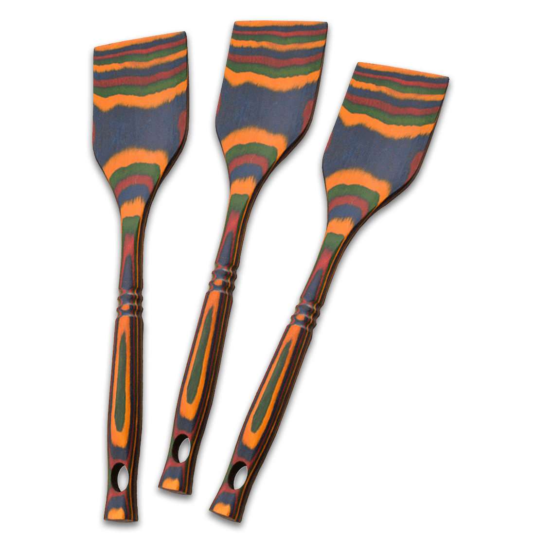 Island Bamboo Rainbow Spatula 3 pack - Walmart.com