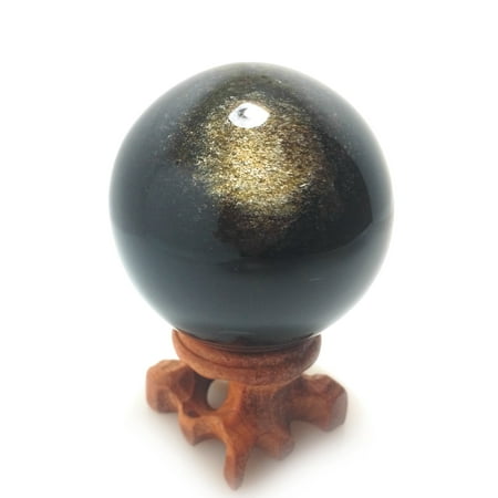 Gold Obsidian Crystal Balls, 50 mm /2.0” Dia, Rare Protective Stone ...