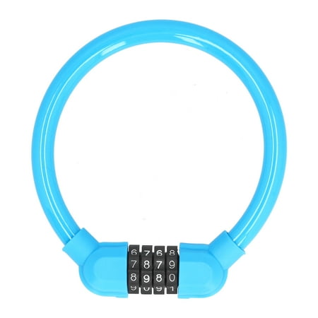 4-Digit Number Bicycle Locks, Bike Lock Waterproof The Same ...