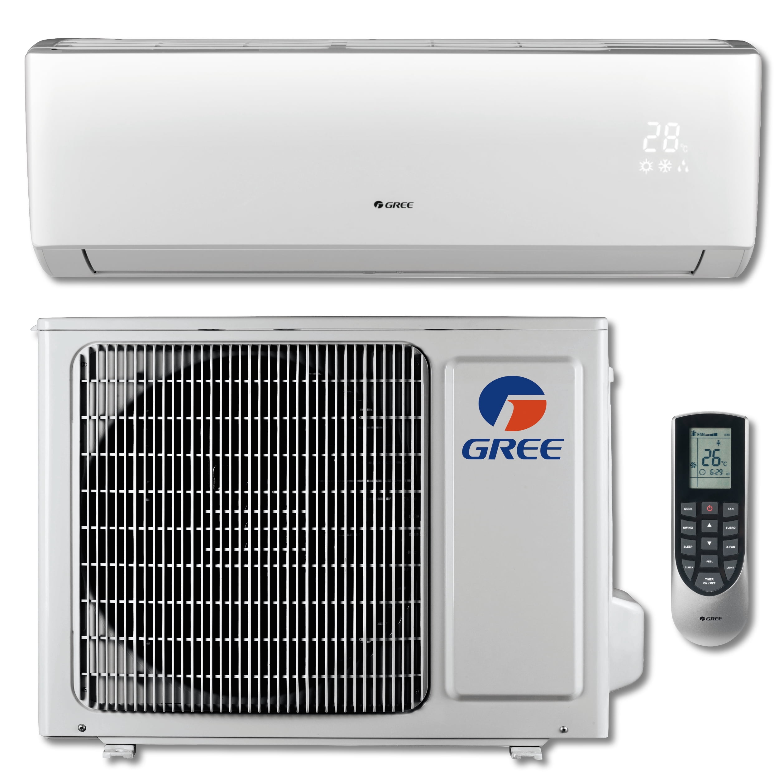 GREE LIVO 9 000 BTU Cool 9 500 BTU Heat Ductless Mini Split Air GREE LIVO 9 000 BTU Cool 9 500 BTU Heat Ductless Mini Split Air