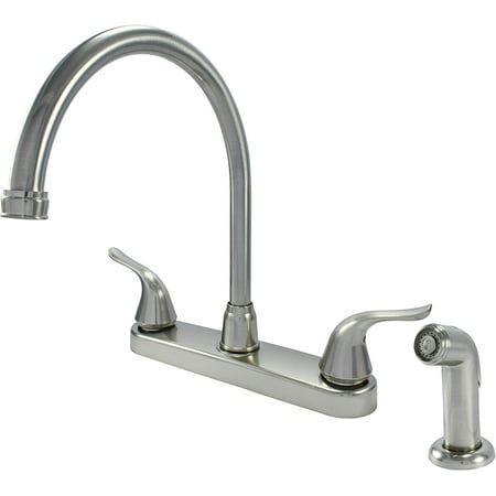 Wasserman 23073124 - RV Kitchen Sink Faucet High Spout Double Handle ...