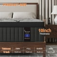 Viscountess King Mattress 10inch Hybrid Mattress in a Box with Gel ...