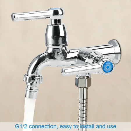 Sink Water Tap, Washing Machine Cold Water Faucet Electroplating ...