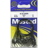 Mustad 45-lb Wire Leaders, 10pk, Black - Walmart.com
