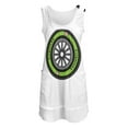 Indycar Eco Friendly Tire Sleeveless U-Neck Fake Two Piece Dress Long ...