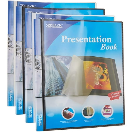 Bazic 10-Pocket Presentation Book, Case of 24 | Walmart Canada