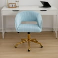 Westice Velvet Task Chair, Adjustable Height, Swivel, Ergonomic Home ...
