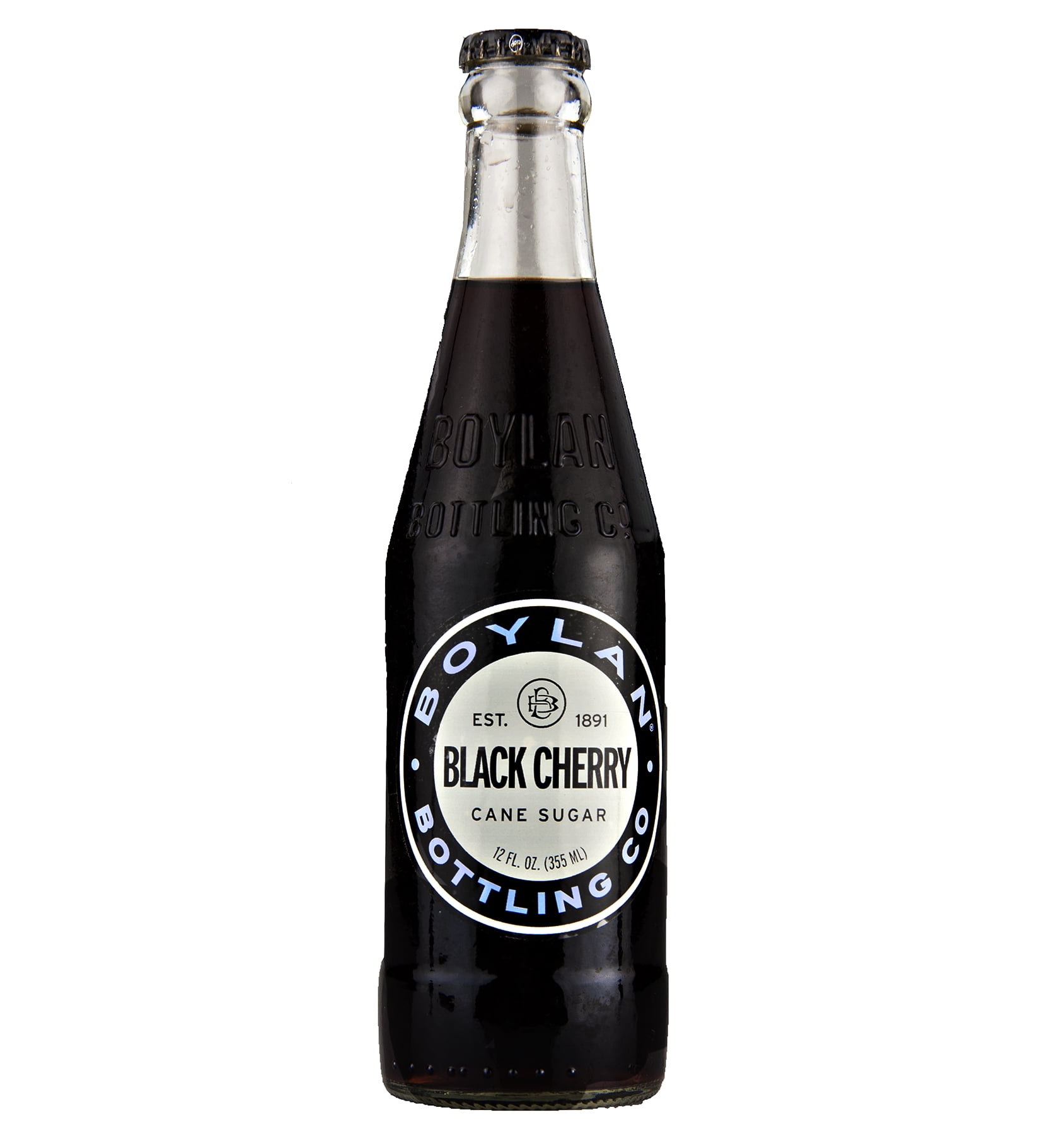 Boylan Cane Sugar Black Cherry Soda, 24-Pack Case 12 fl. oz. Bottles ...