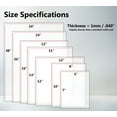 Spectra Glass 10-Pack 12” x 16” (.040” Thick) Clear PETG Plexiglass Sheets. Transparent ...