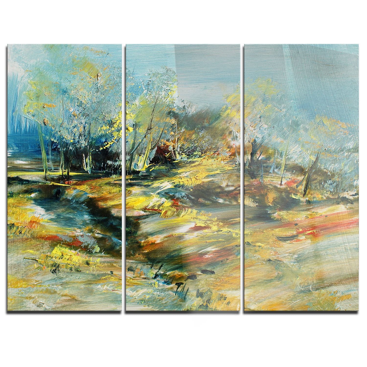 Click here for Designart Design Art Abstract Landscape Multipanel... prices