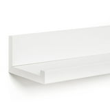 Americanflat 24 Inch White Floating Wall Shelf - Walmart.com