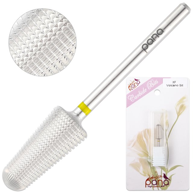 USA #1 PANA Volcano Shaped Nail Carbide Bit - SILVER - Extra Fine Grit ...