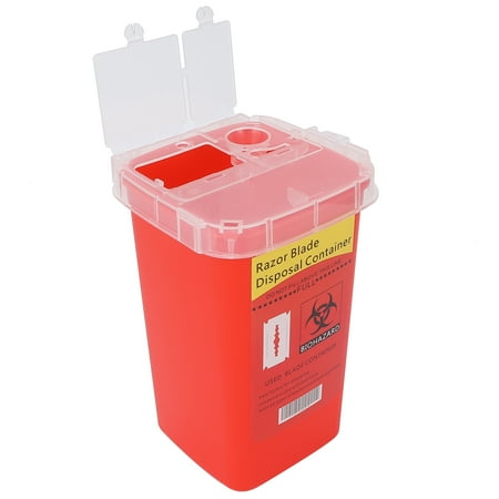 Needle Disposal Container, Odorless Needle Disposal Box For Salons For ...