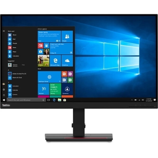 Lenovo ThinkVision T27ih-20 27" QHD (2560x1440) 4ms IPS Monitor, Black ...