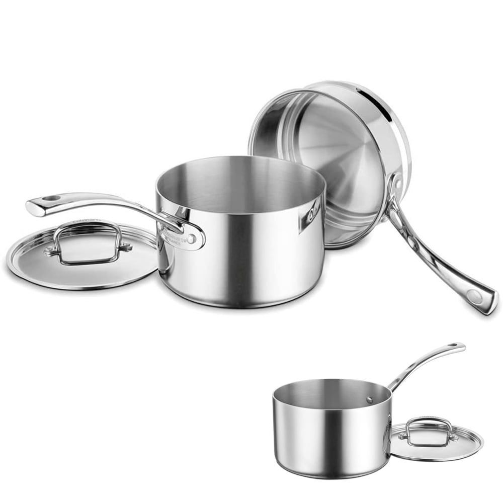 Cuisinart FCT1113-18 French Classic Tri-Ply Stainless Cookware 3-Piece ... Cuisinart FCT1113-18 French Classic Tri-Ply Stainless Cookware 3-Piece ...
