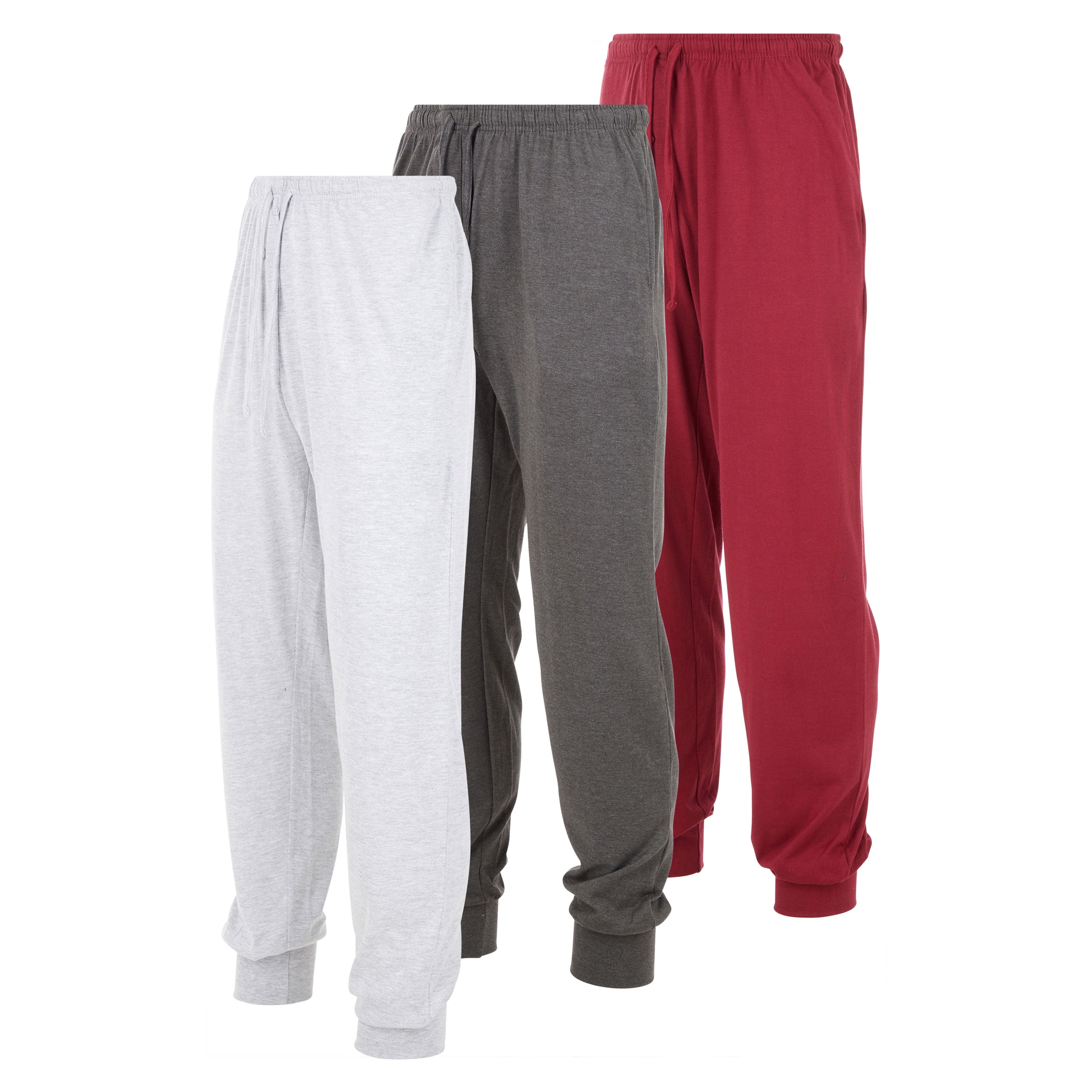 DARESAY Mens Lightweight Knit Lounge Pants, Mens Jogging Pants, Mens Pajama Pants with Pockets ...