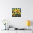 Narcissus Print Canvas, Floral Oil Paint Print 20x20, 24x24, 30x30 ...