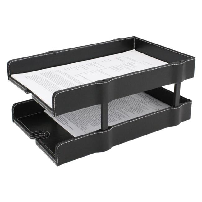 Hipce STT-02LG BK Legal Size Stackable Document Tray, Black - Walmart.com
