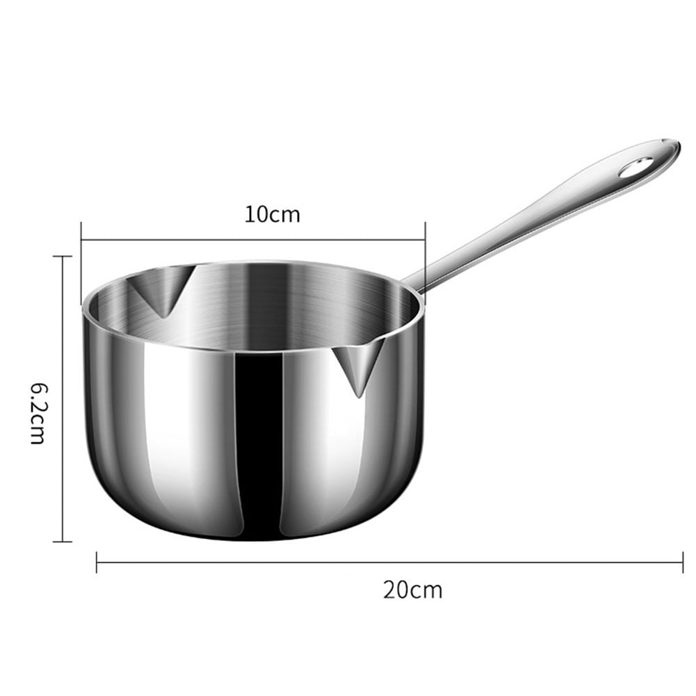 SUNFEX Pot Gravy Stainless Steel Milk Pot Small Sauce Pan Saucepan Non ...